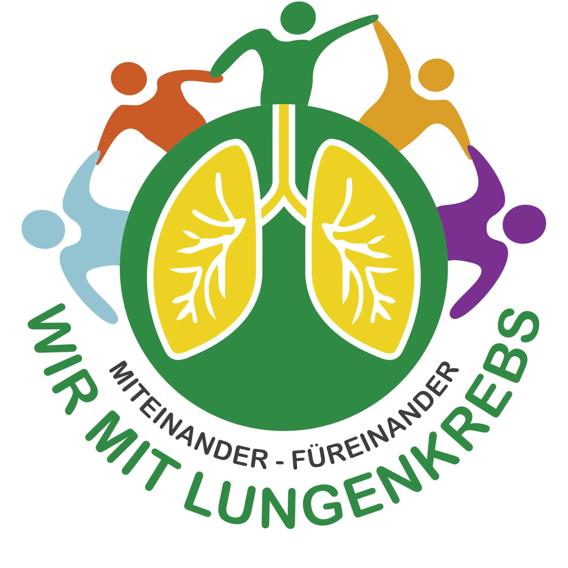 Aktuelles 9 - Logo "Wir mit Lungenkrebs" - Lunge Atmen Leben